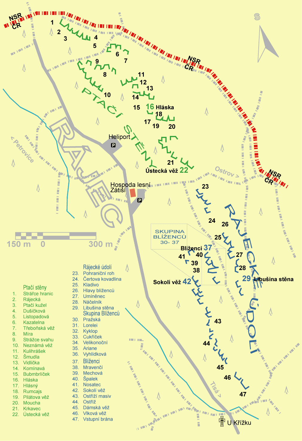 ZÁCHRANÁŘSKÉ MAPY: TISÁ, RÁJEC, OSTROV A ANG. PARČÍK s MODŘÍNEM | Pro ...