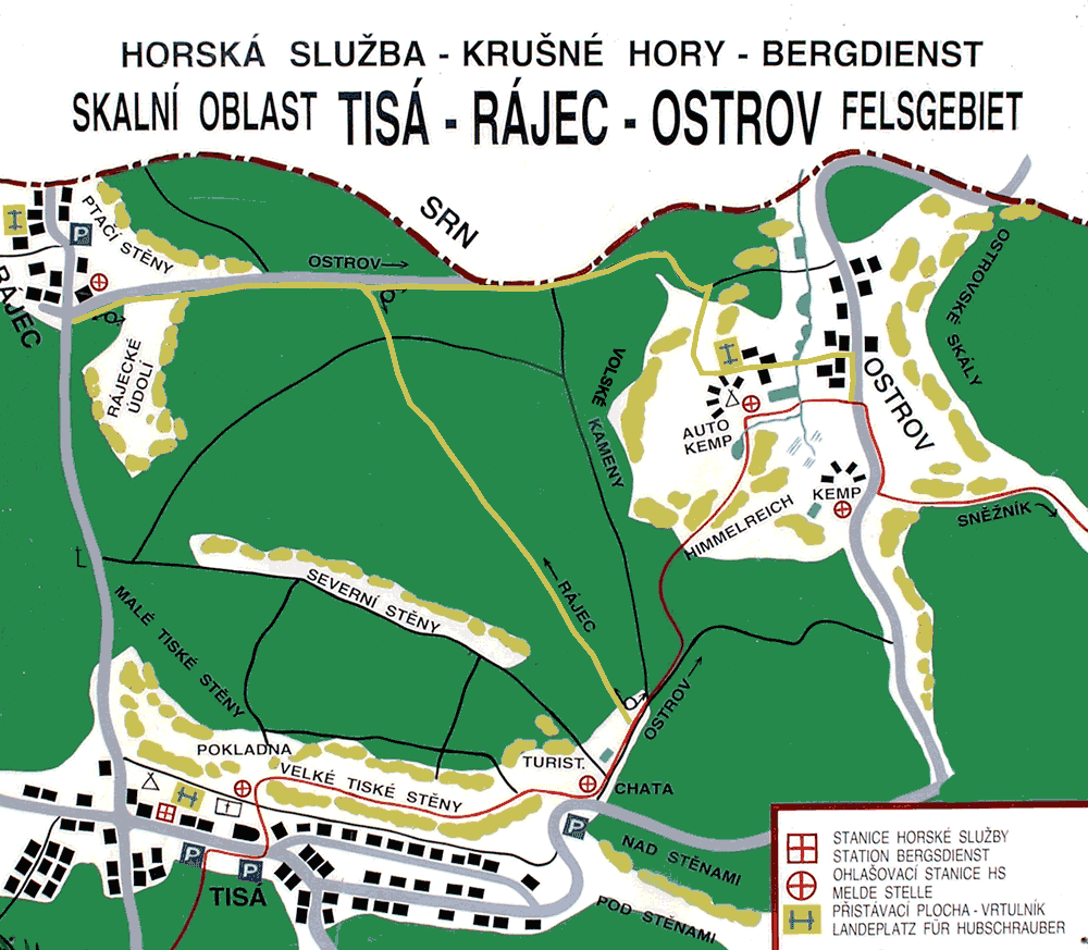 ZÁCHRANÁŘSKÉ MAPY: TISÁ, RÁJEC, OSTROV A ANG. PARČÍK s MODŘÍNEM | Pro ...